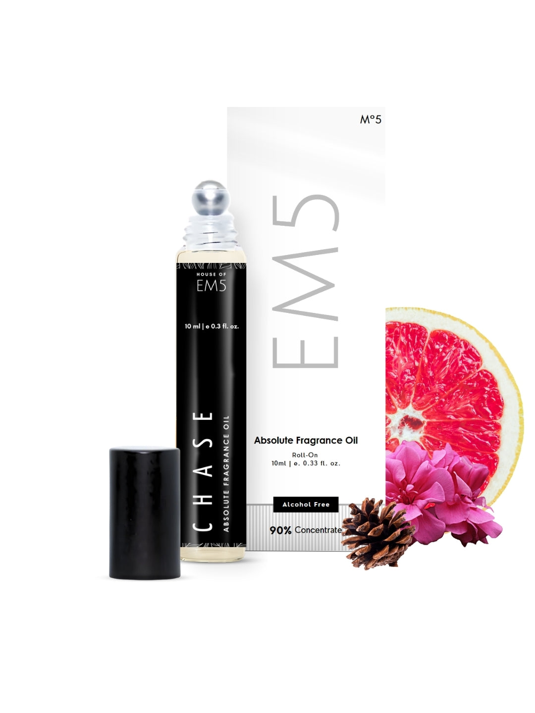 EM5™ Chase Perfume for Men | Citrus Woody Spicy Fragrance Accords | Lu ...