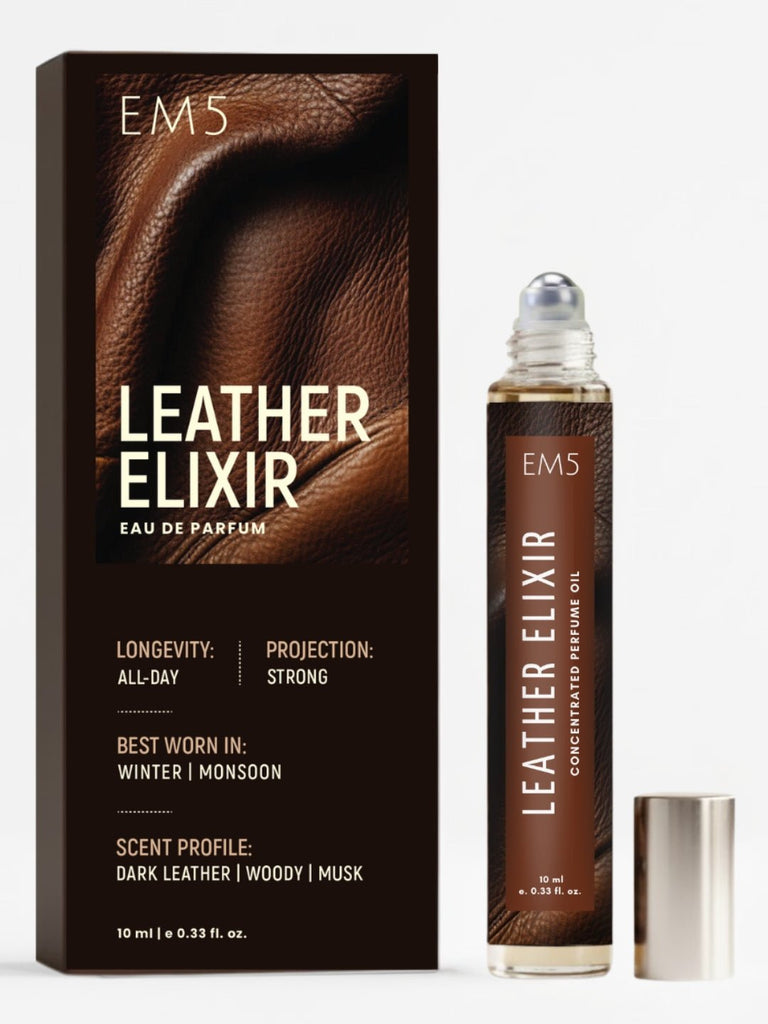 Leather Elixir Perfume Roll-On – House of EM5