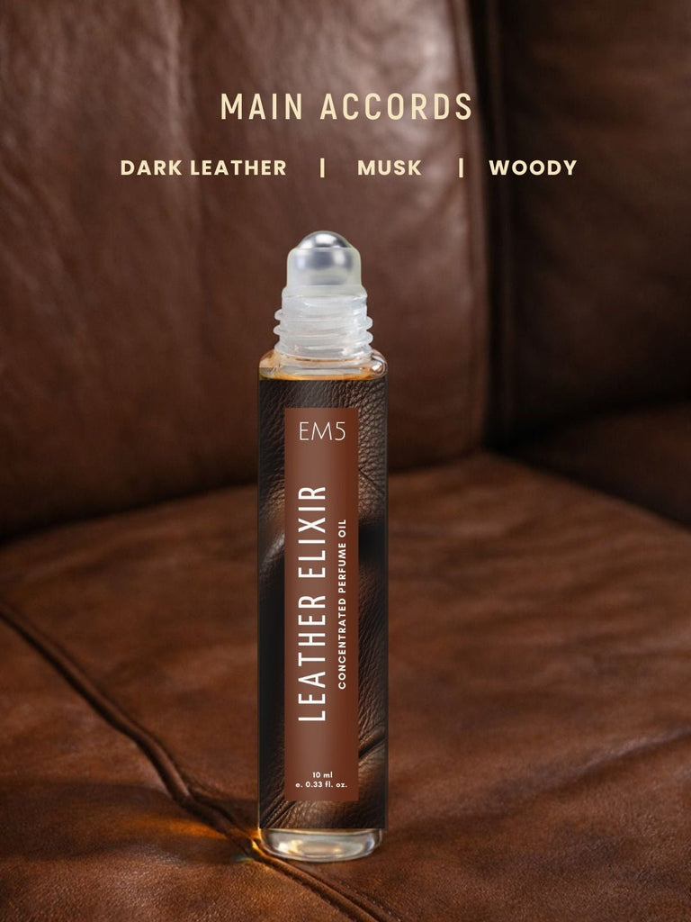 Leather Elixir Perfume Roll-On – House of EM5