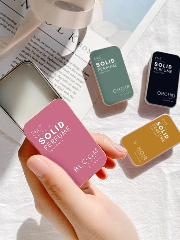 EM5™ FOR HER | Set of 4 Solid Perfumes for Women | Strong and lasting ...