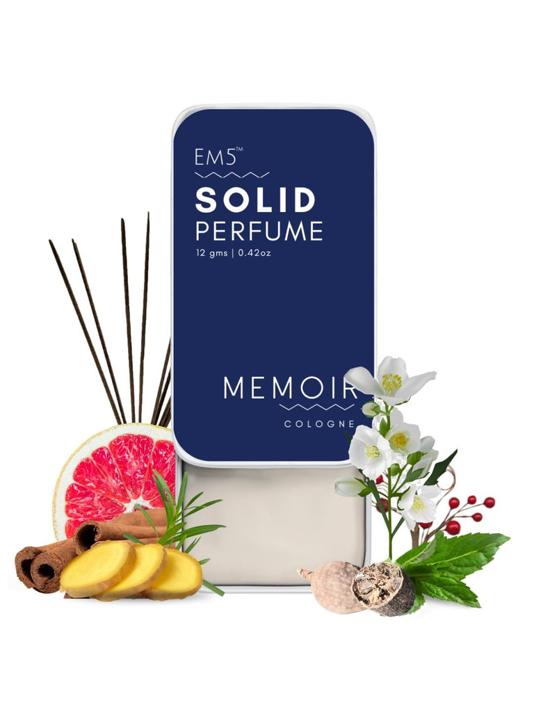 EM5™ Memoir | Solid Perfume for Men & Women | Alcohol Free Strong last ...