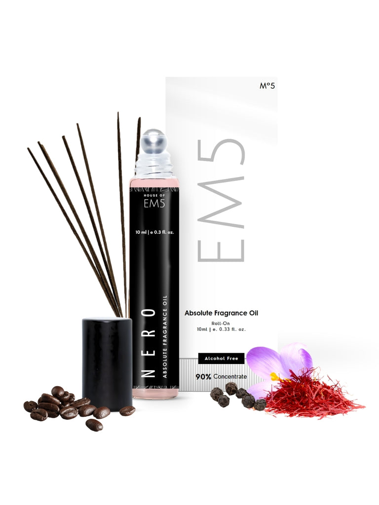 EM5™ Nero Unisex Perfume for Men & Women | Spicy Rose Woody Fragrance ...