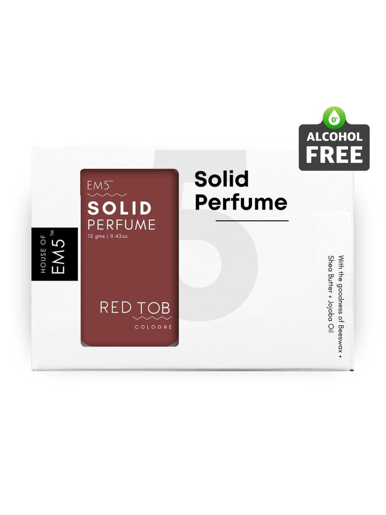 EM5™ Red Tob | Solid Perfume for Men & Women | Alcohol Free | Strong a ...