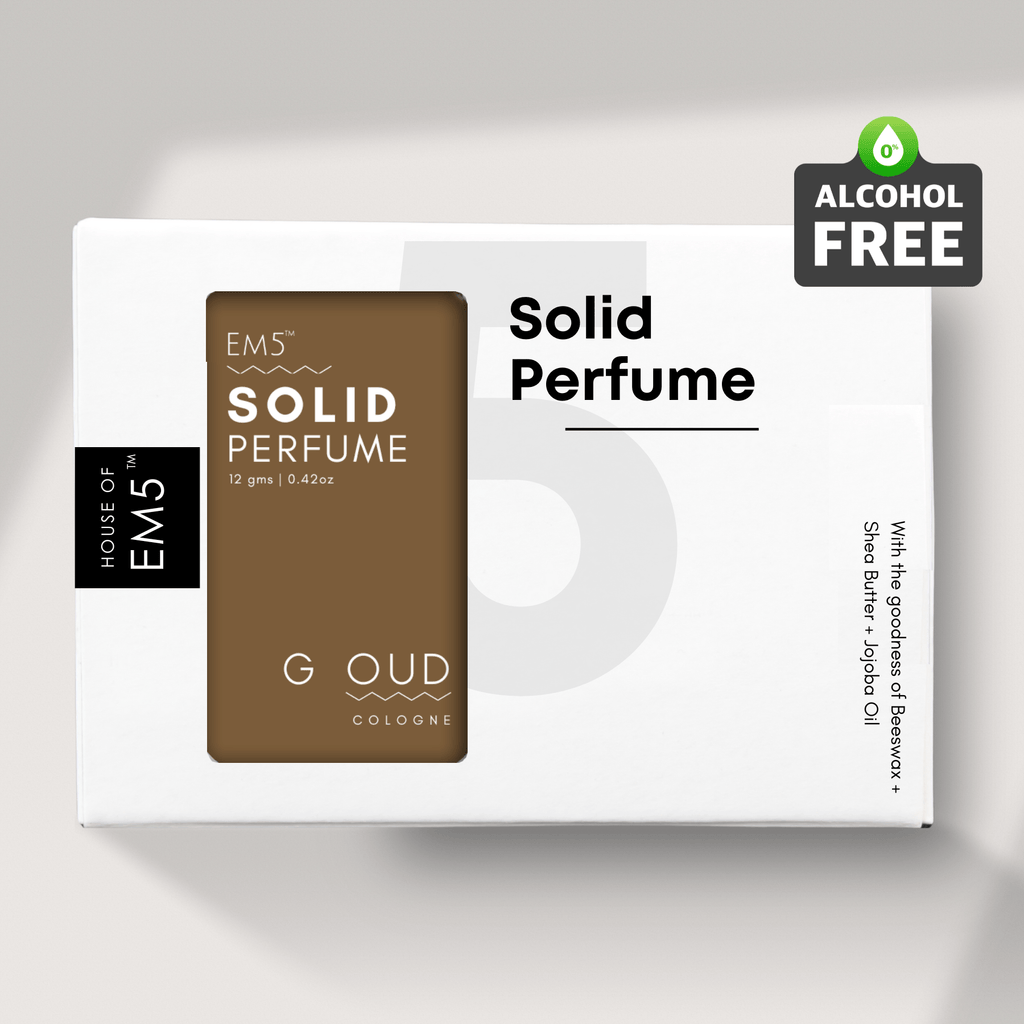 EM5™ G Oud | Solid Perfume for Men & Women | Alcohol Free Strong lasti ...
