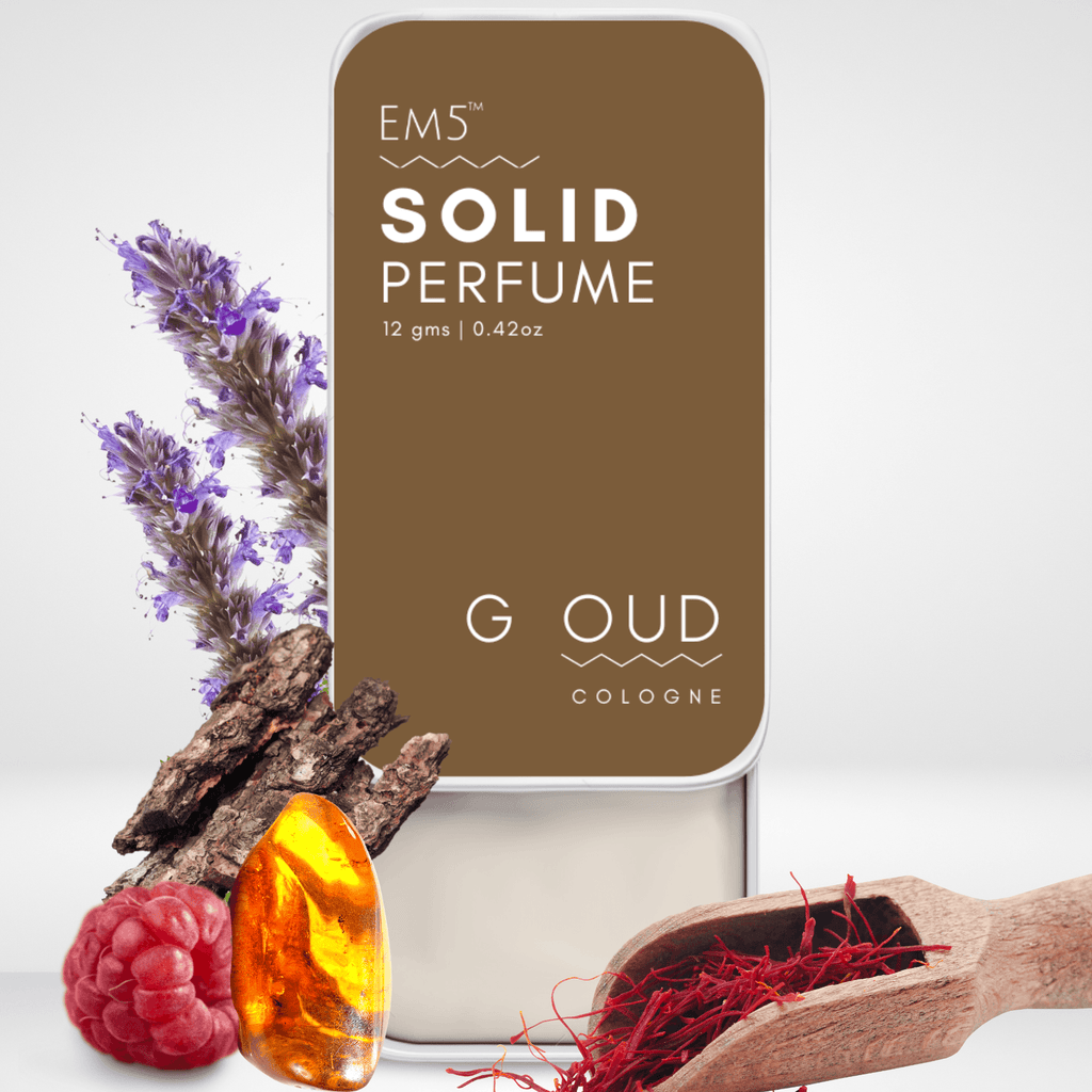 EM5™ G Oud | Solid Perfume for Men & Women | Alcohol Free Strong lasti ...
